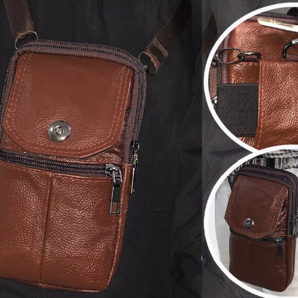 vigor | Bags | Crossbody Bag First Layer Vintage Waist Pack Perfect For ...